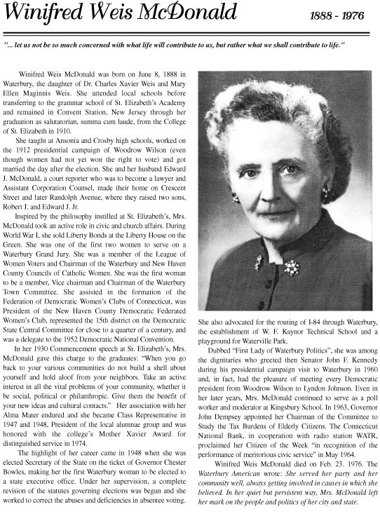 Silas Bronson Library - Hall of Fame